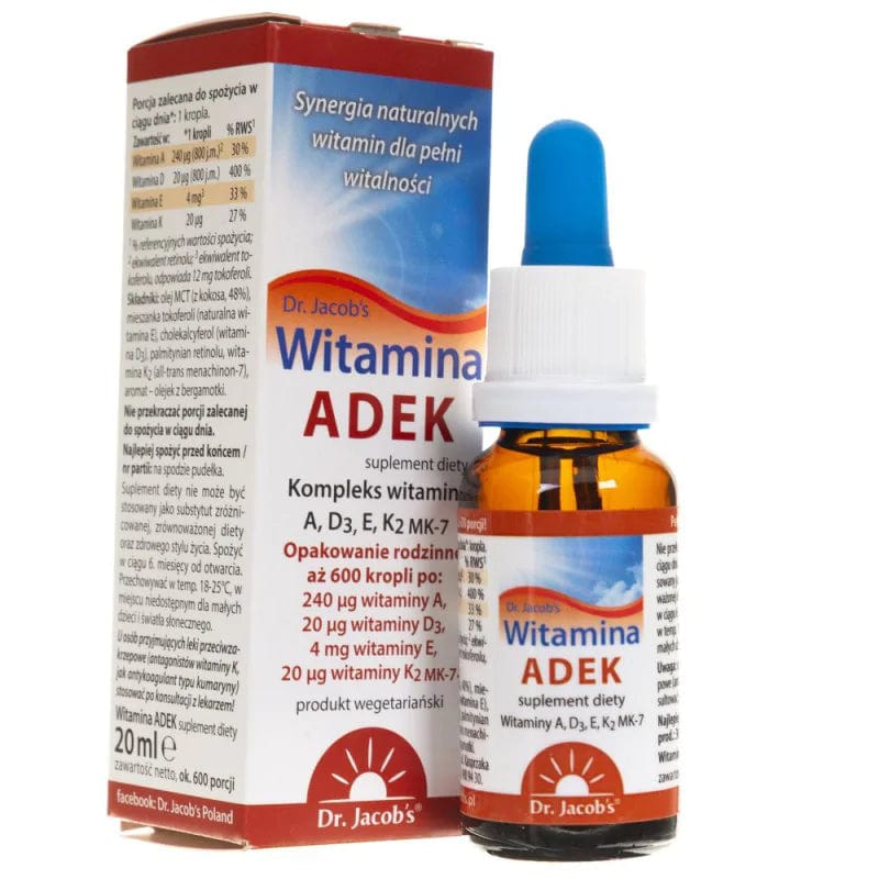 Dr. Jacob's Vitamin ADEK, drops - 20 ml – Medpak