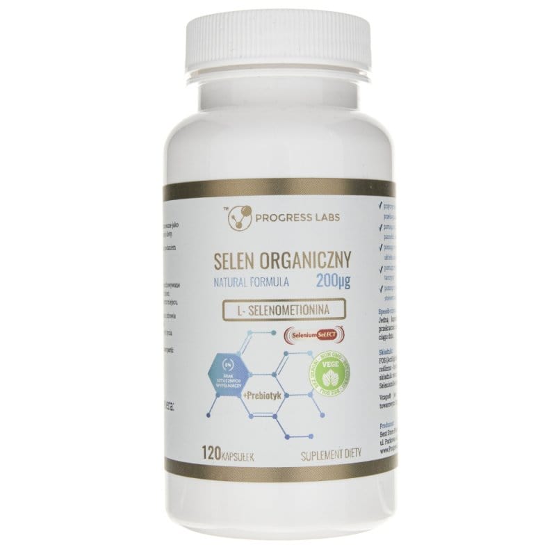 Progress Labs Organic Selenium 200 mcg 120 Capsules – Medpak